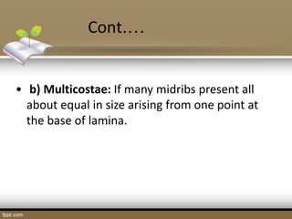 Venation and its types | PDF