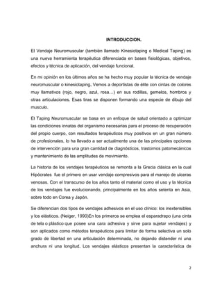 Vendaje neuromuscular ensayo | PDF