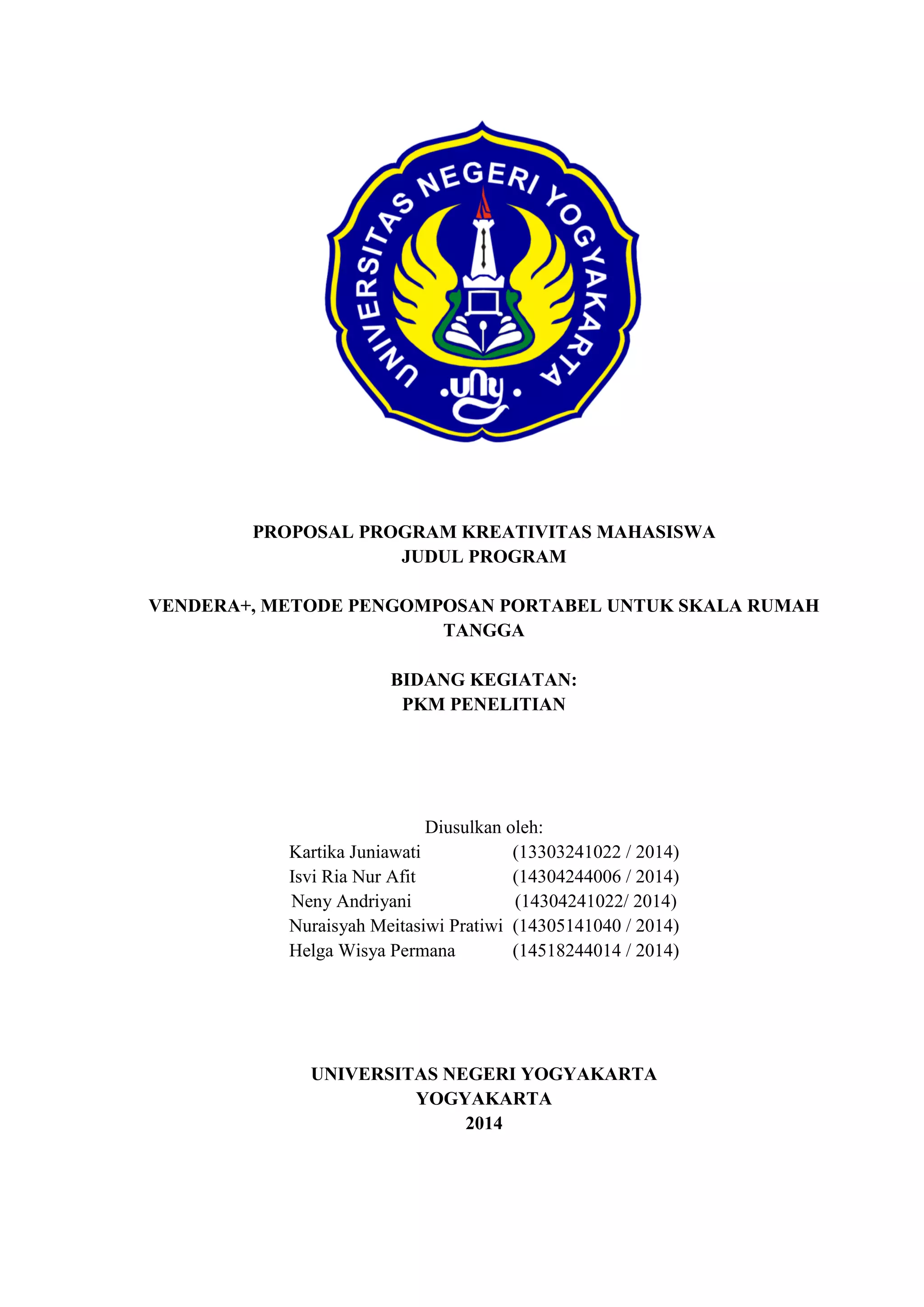 Vendera+, metode pengomposan portabel untuk skala rumah tangga | PDF