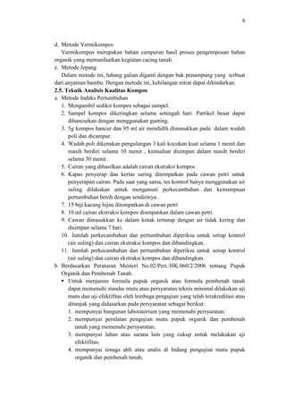 Vendera+, metode pengomposan portabel untuk skala rumah tangga | PDF