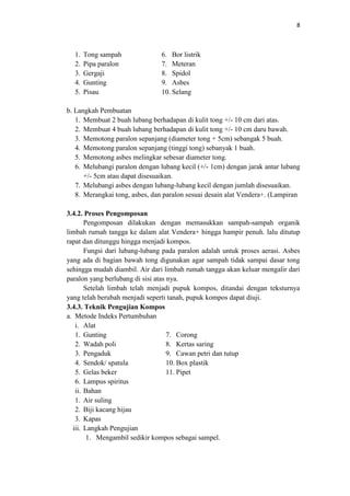 Vendera+, metode pengomposan portabel untuk skala rumah tangga | PDF