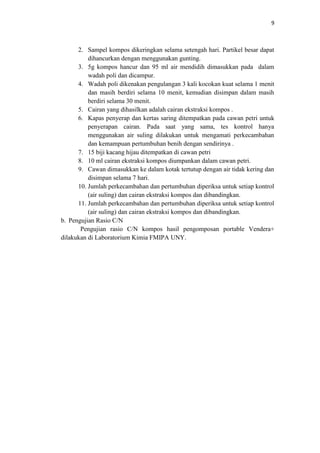 Vendera+, metode pengomposan portabel untuk skala rumah tangga | PDF