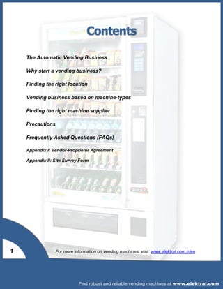 Starting Your Own Vending Business: A Step-by-step Guide | PDF