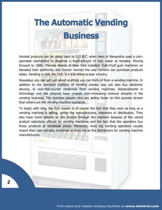 Starting Your Own Vending Business: A Step-by-step Guide | PDF