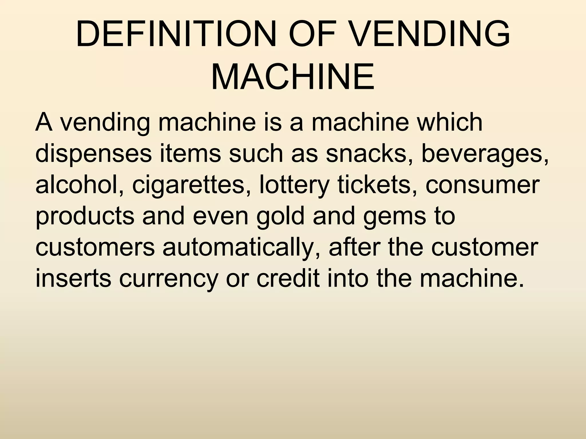 Vendingmachineinnovation | PPTX