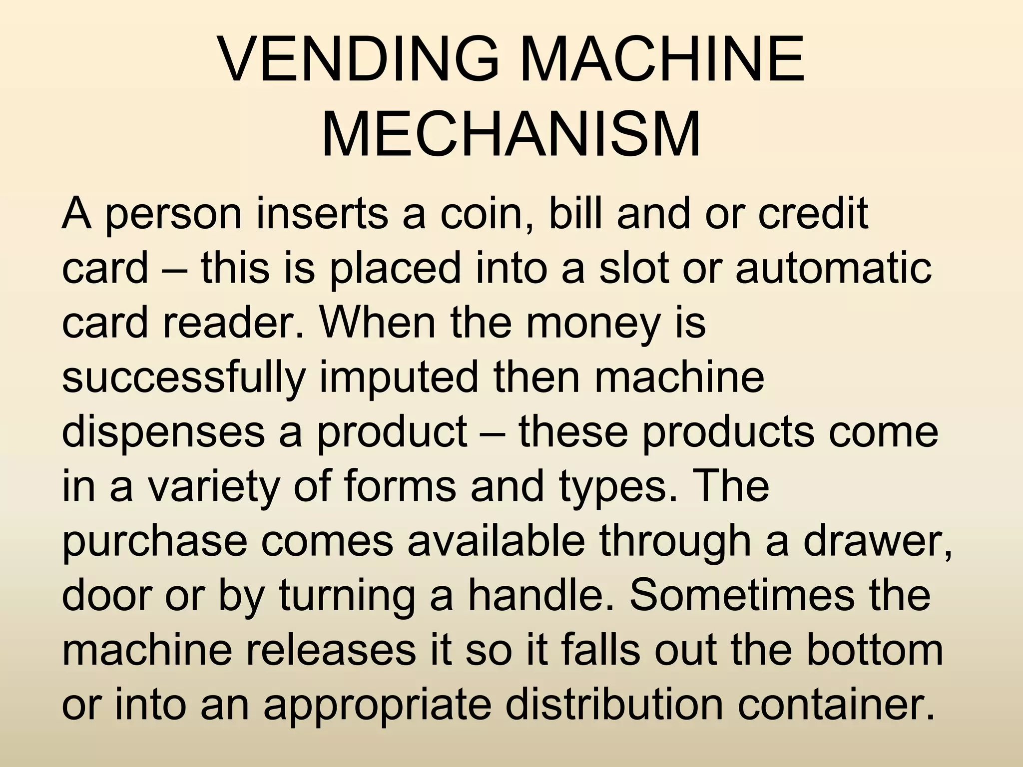 Vendingmachineinnovation | PPTX