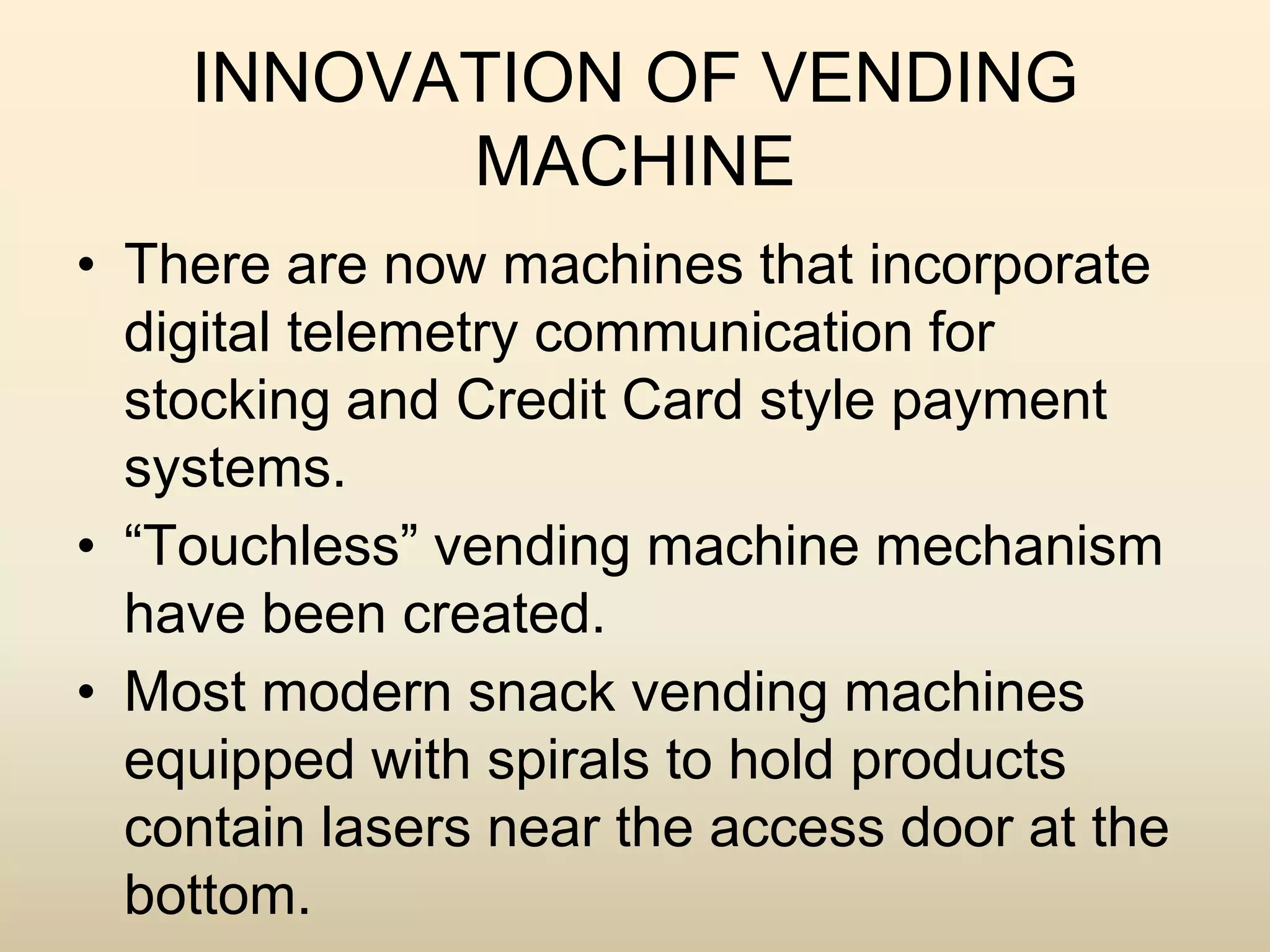 Vendingmachineinnovation | PPTX