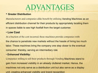 Vending machine ppt | PPTX
