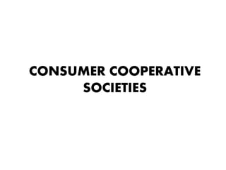 Vending machines and consumer cooperatives | PPT