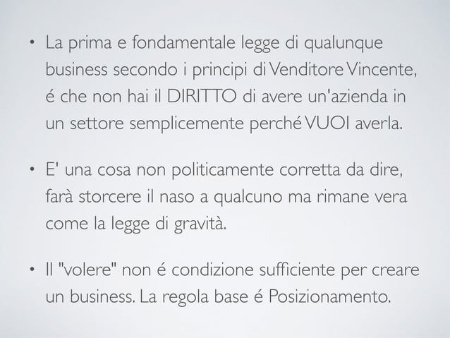 Venditore vincente La prima legge del business | PDF