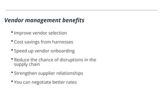 Vendor Management | PPT