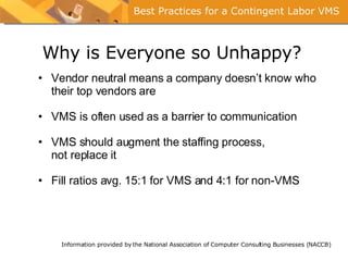 Vendor Management Systems Best Practices | PPT