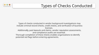 What Is a Vendor Background Check and Why Is It Important? | PPTX