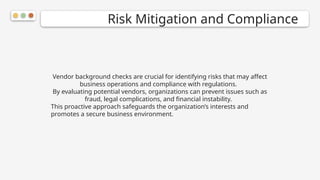 What Is a Vendor Background Check and Why Is It Important? | PPTX