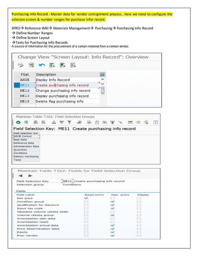Vendor consignment configuration doc | DOC | Business Accounting & Finance | Business