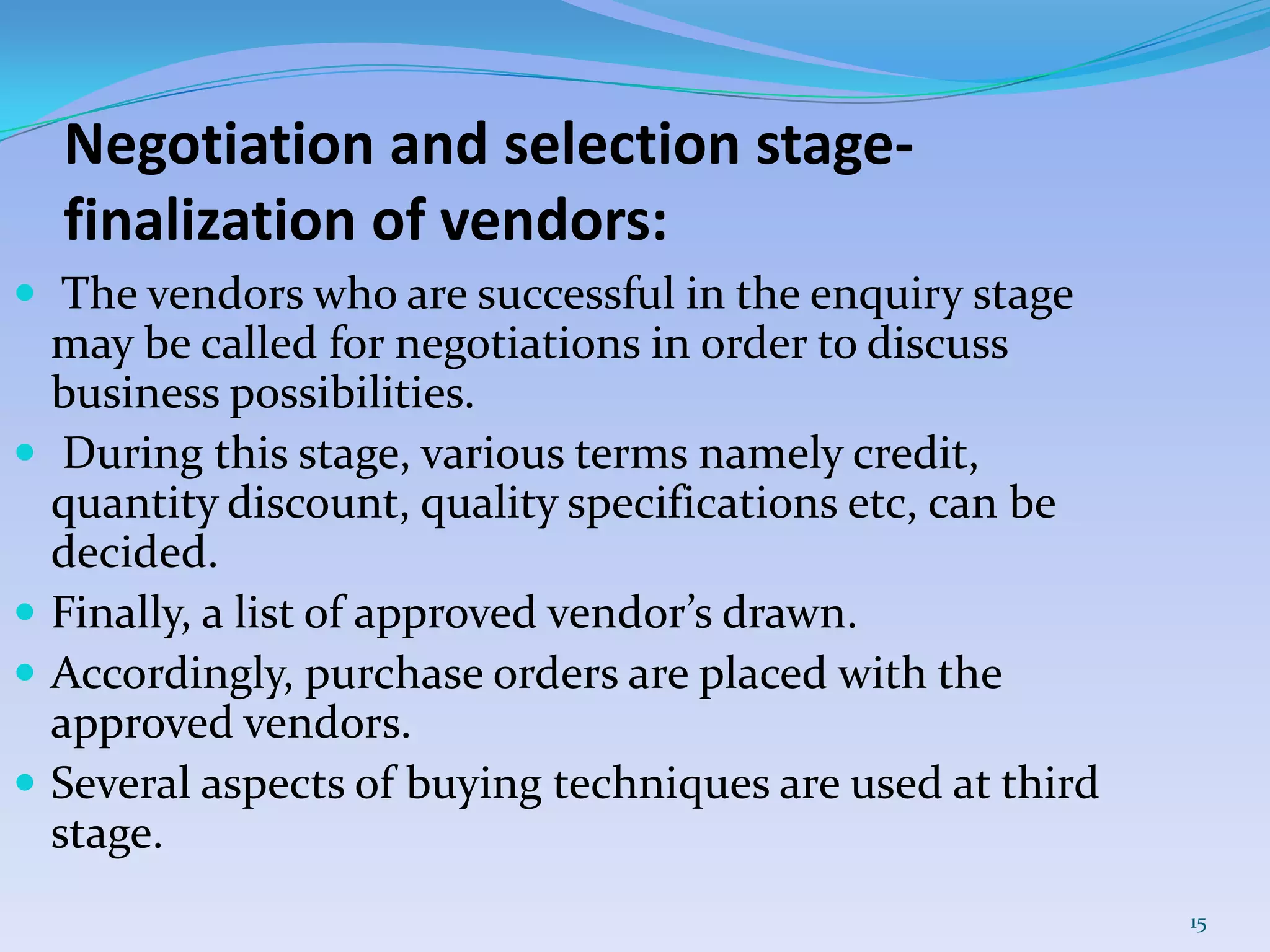 Vendor development | PPTX