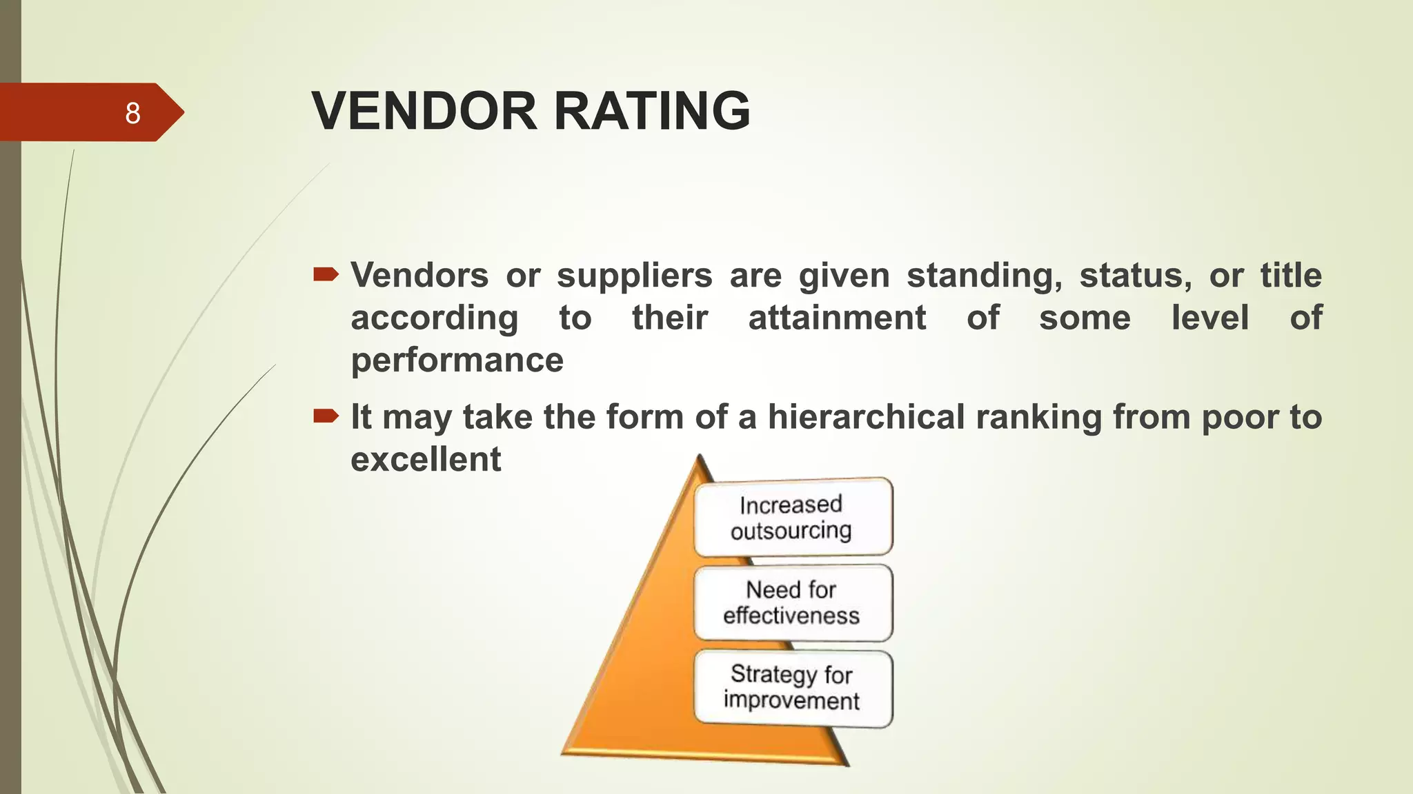 Vendor development in pharmaceutical industry | PPTX