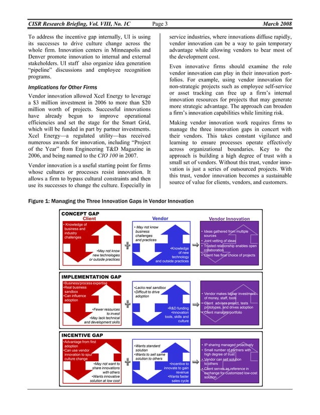 Vendor Driven Innovation | PDF | Business Utilities | Business