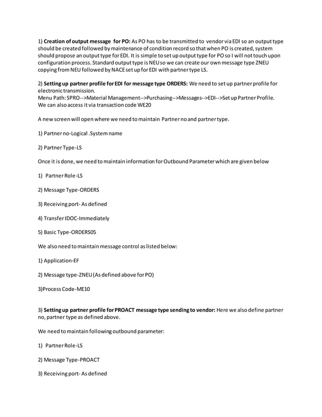 Vendor managed consignment process SAP MM | DOCX | Logistics | Business