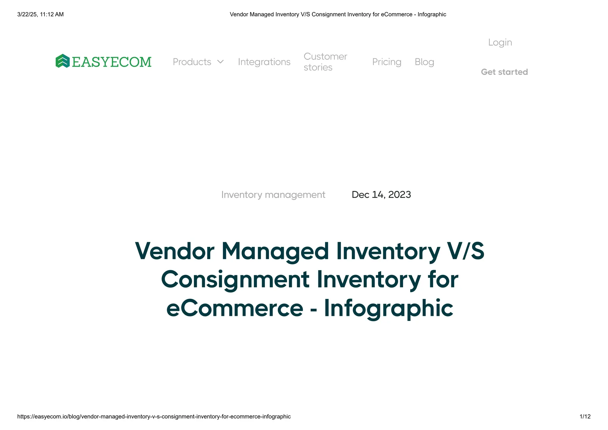 Vendor Managed Inventory V_S Consignment Inventory for eCommerce ...