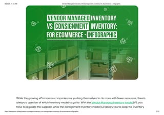 Vendor Managed Inventory V_S Consignment Inventory for eCommerce ...