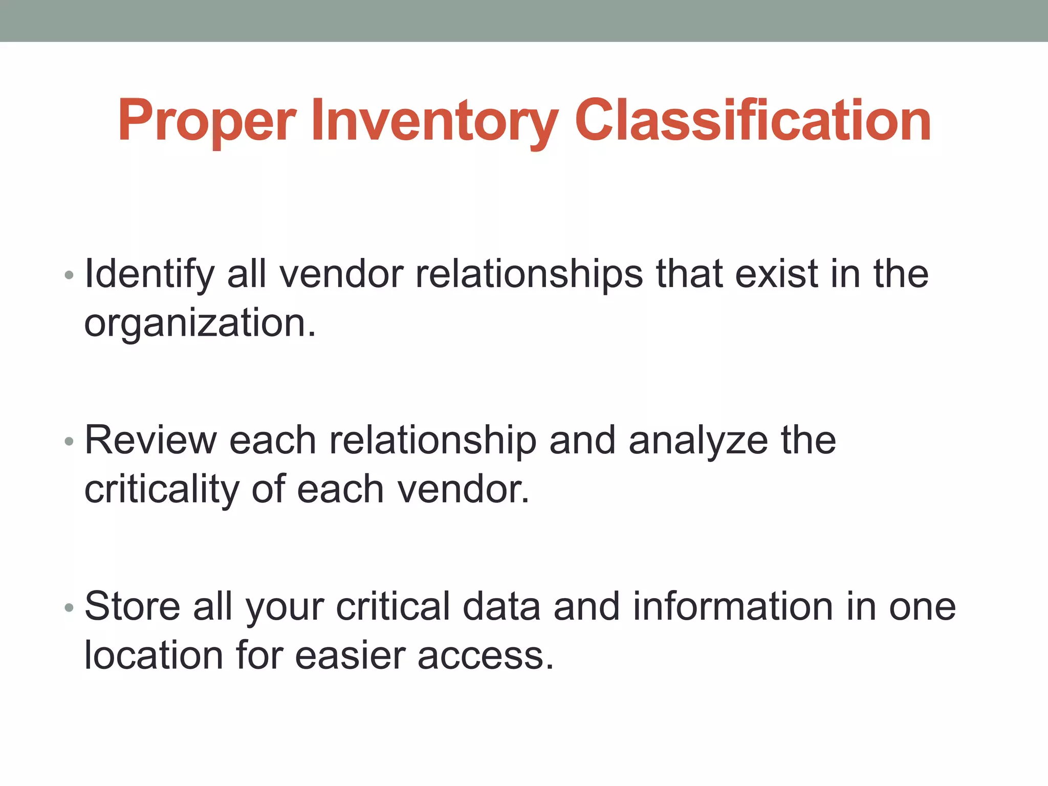 Vendor management | PPTX