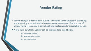 Vendor management for Solar Projects | PPTX
