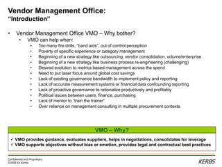 Vendor Management Office (VMO) | PPT