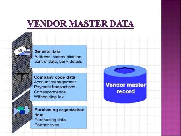 SAP MM Vendor master