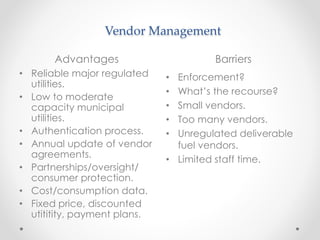 Vendor monitoring and payment controls | PPTX