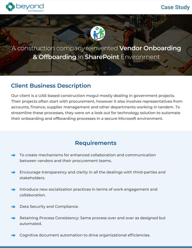 Vendor onboarding Case Study | PDF | Business | Business and Finance