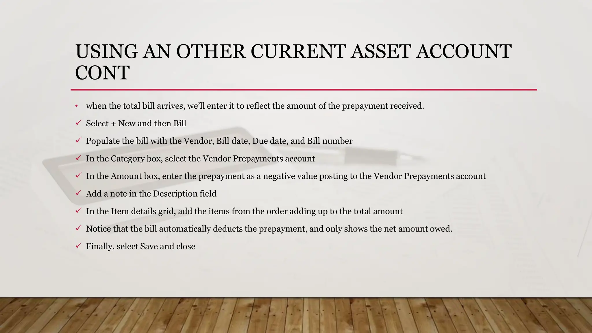 VENDOR PREPAYMENTS AND DEPOSITS IN QUICKBOOKS ONLINE 1.pptx
