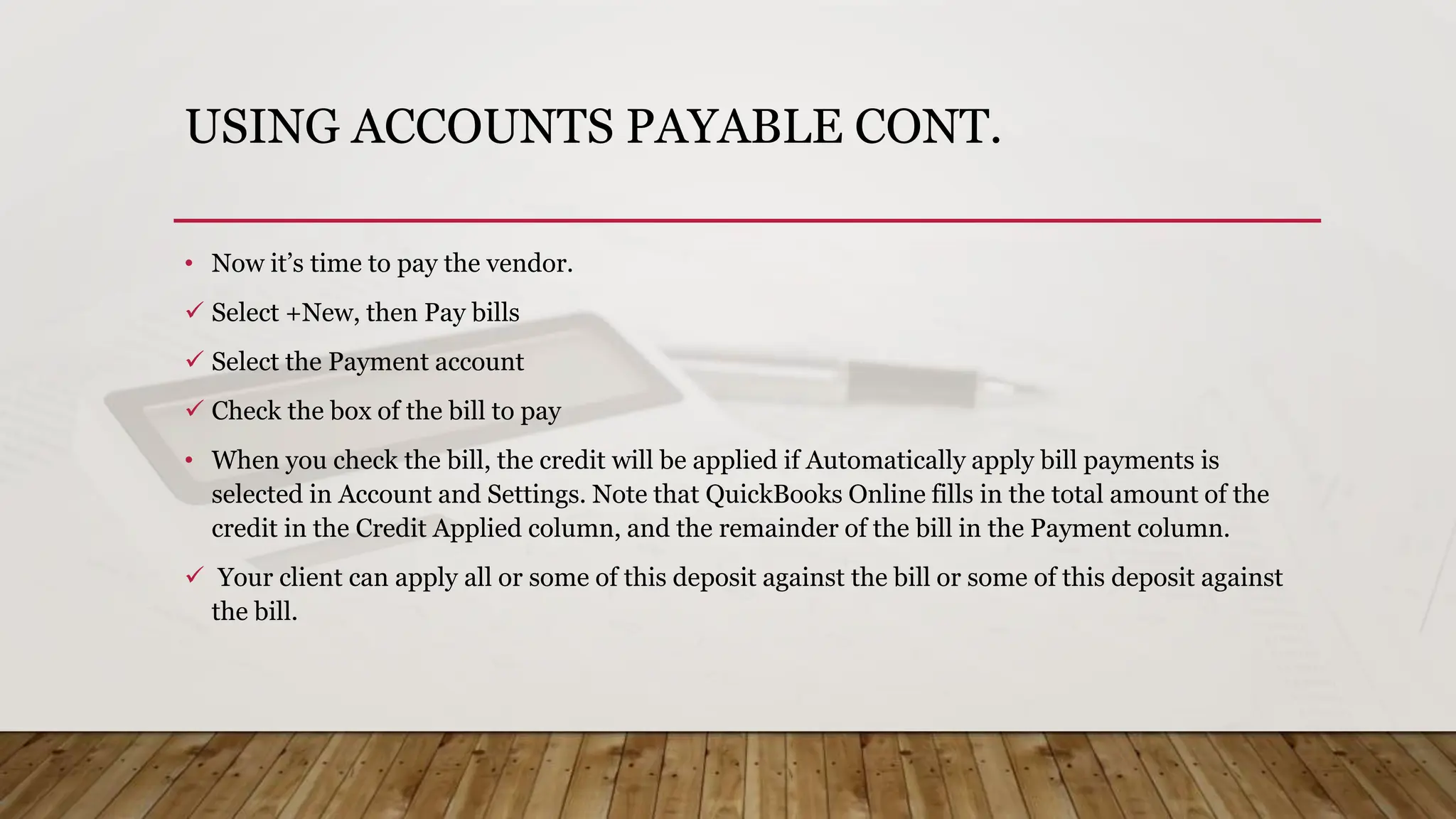 VENDOR PREPAYMENTS AND DEPOSITS IN QUICKBOOKS ONLINE 1.pptx