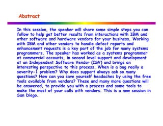Handling Vendor Problems, or Problems With Vendors | PPT
