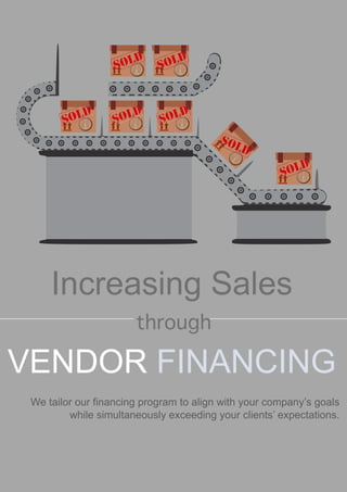Increasing Sales Through Vendor Financing | PDF