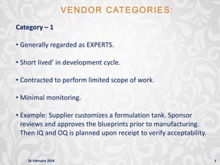 Vendor qualification | PPTX