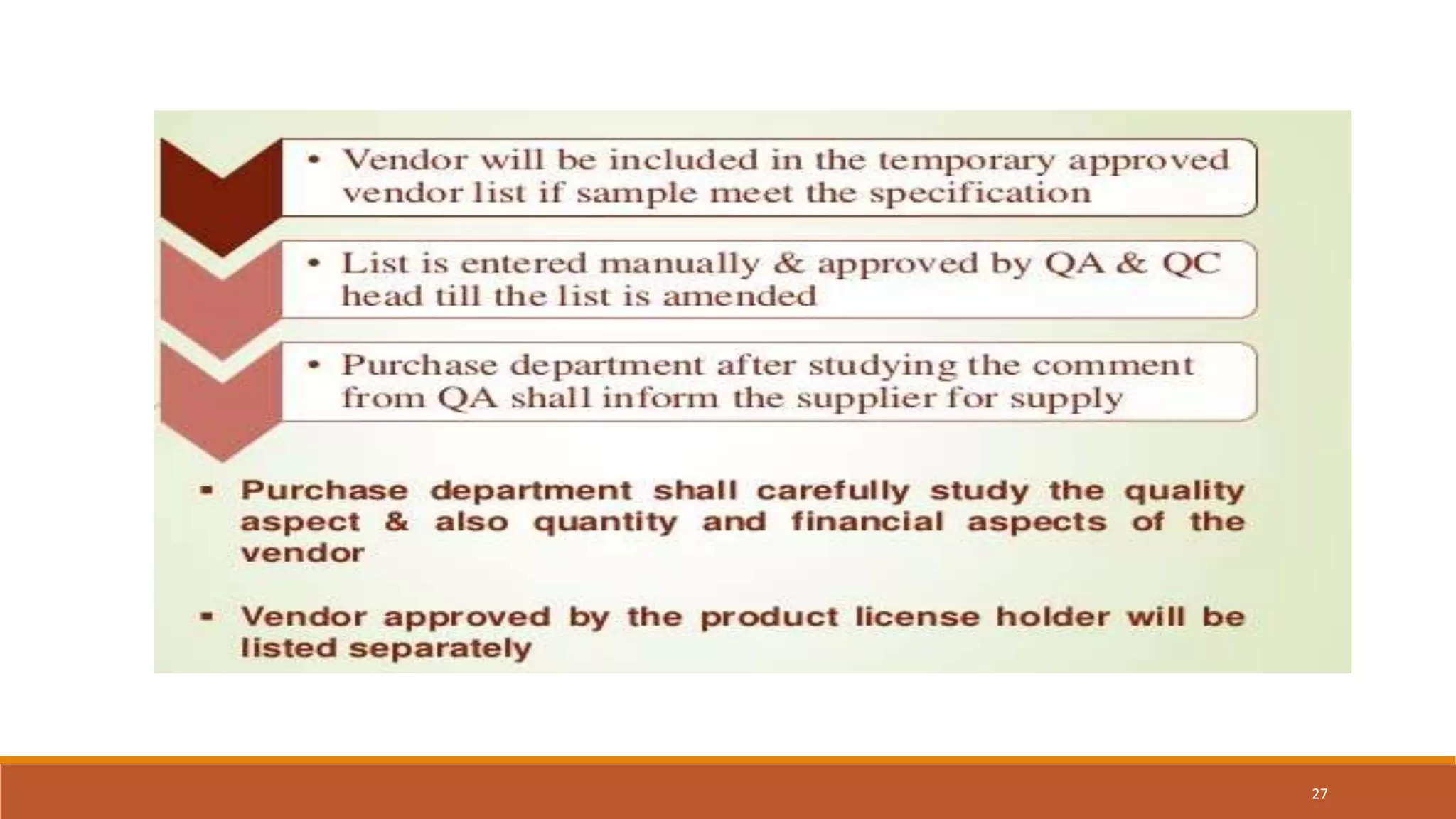 Vendor qualification | PPTX