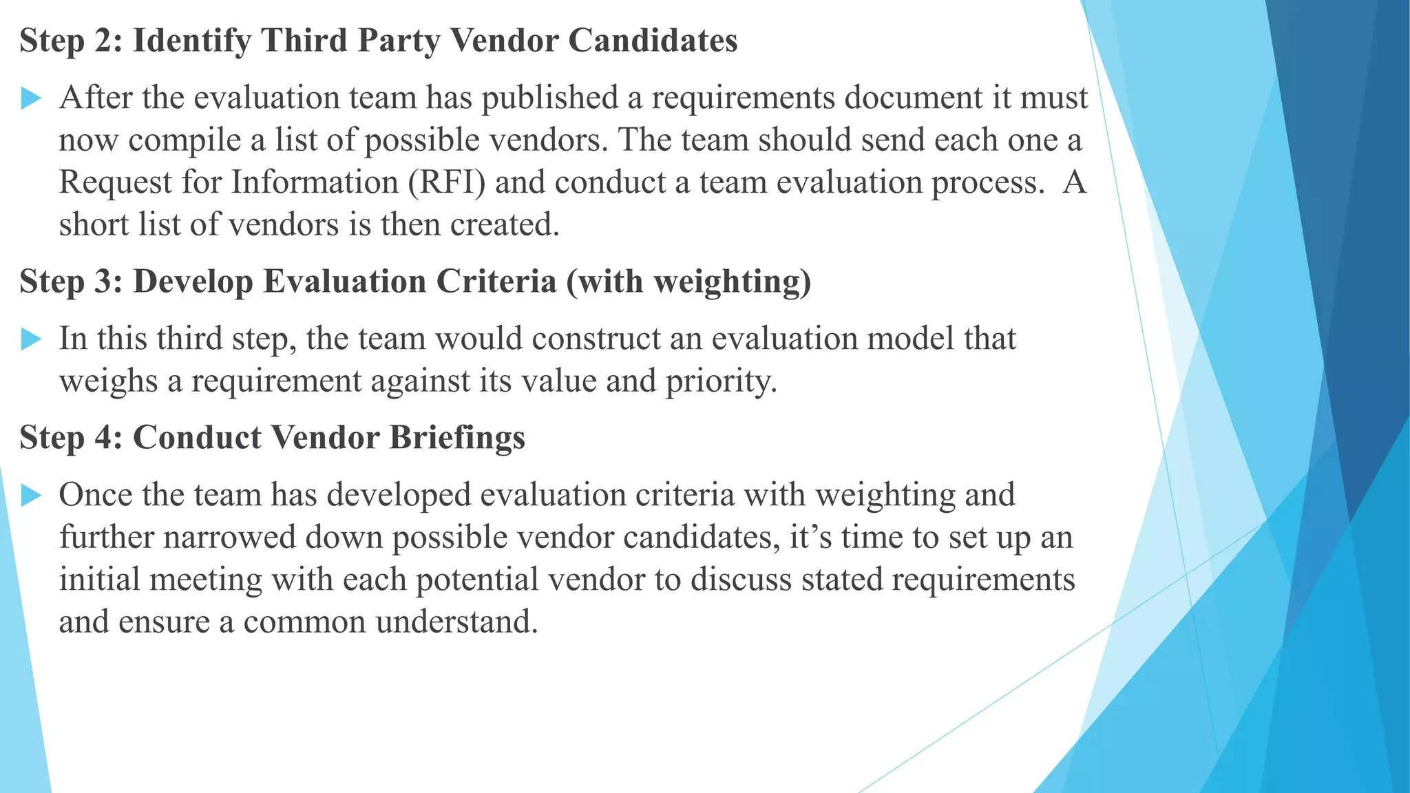 Vendor qualification | PPTX