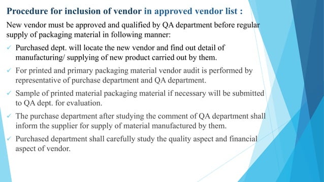 Vendor qualification | PPTX
