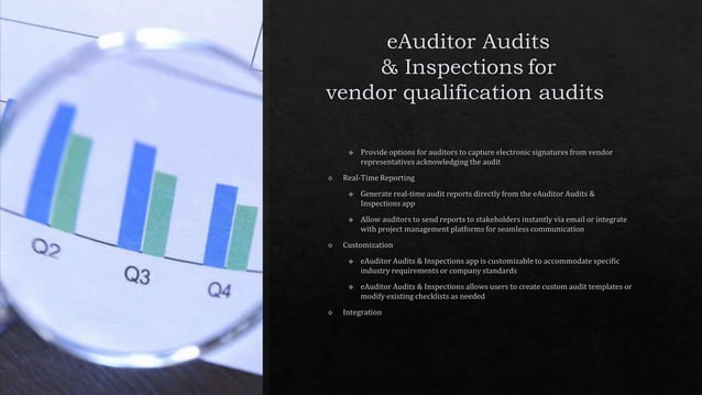 Vendor qualification audit with eAuditor | PPTX