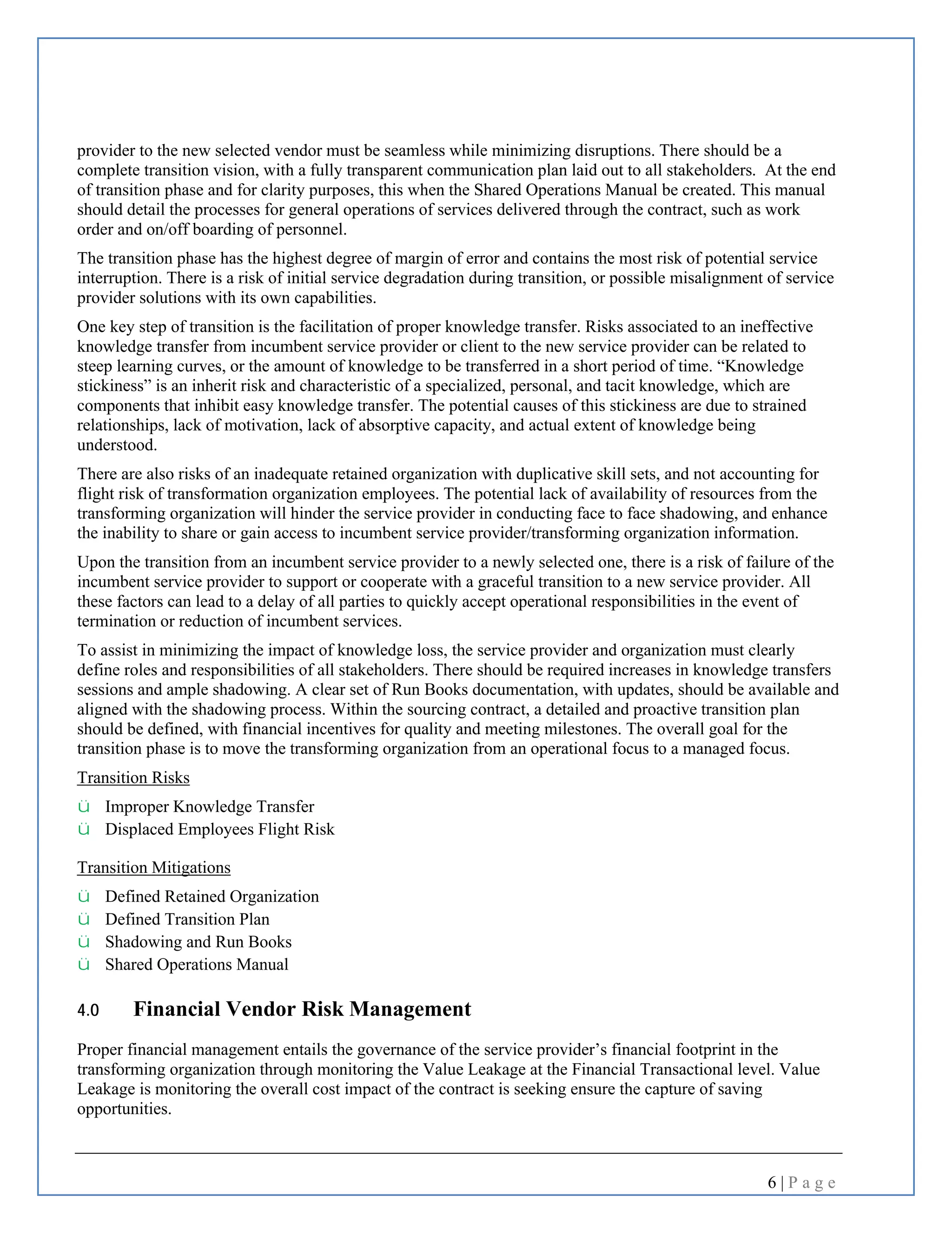 Information Technology Vendor Risk Management | PDF