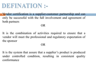 Vendor selection | PPTX