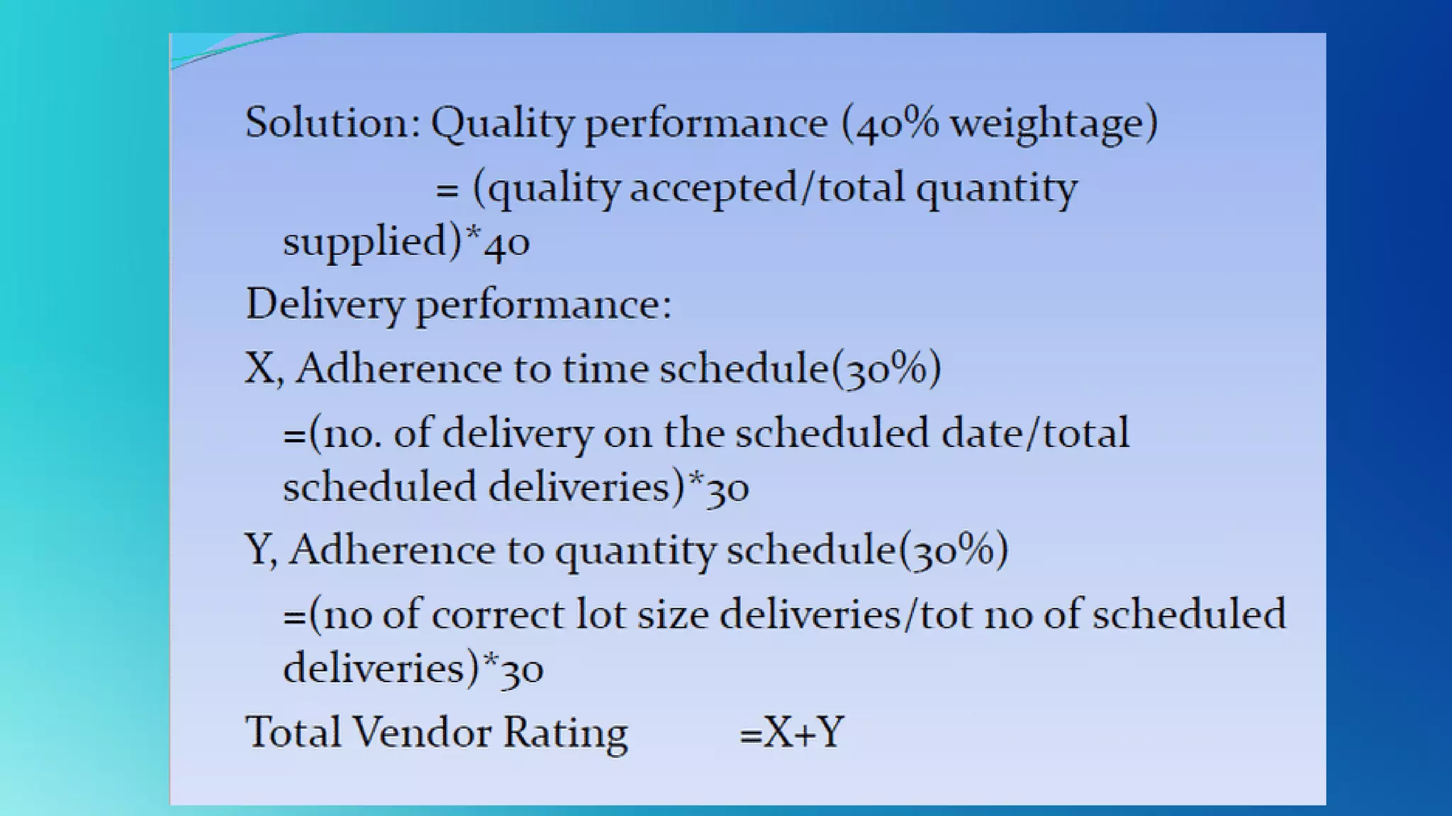 Vendor selection process | PDF