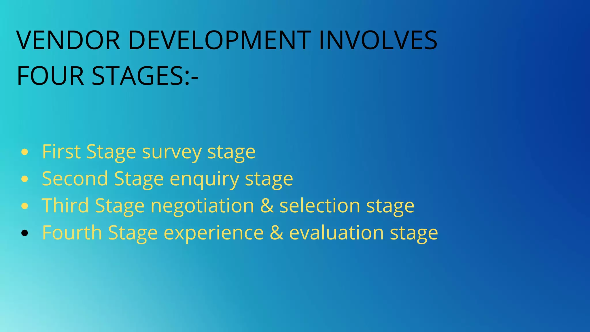Vendor selection process | PDF