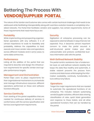 Vendor/Supplier Portal Whitepaper - CRMJetty | PDF