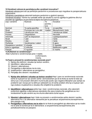 Vendimmarrja Menaxheriale- pyetje dhe pergjegjje | DOC