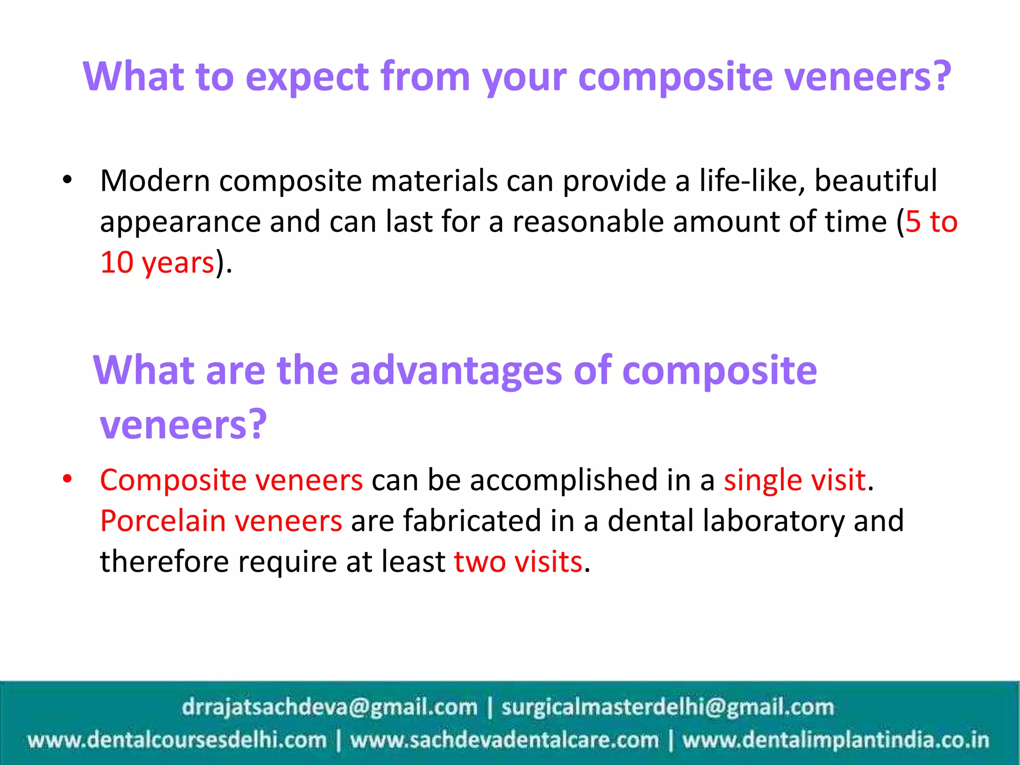 Veneers | composite veneering | porcelain veneering | smile designing ...