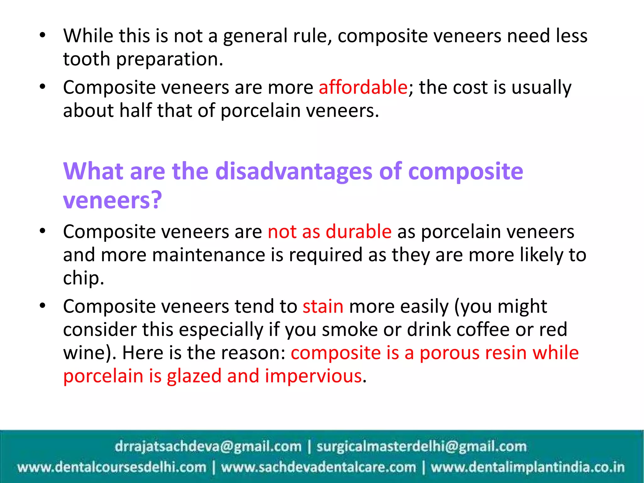 Veneers | composite veneering | porcelain veneering | smile designing ...