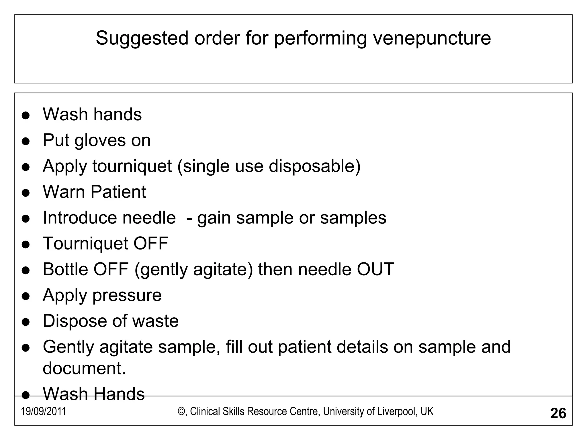 Venepuncture | PDF