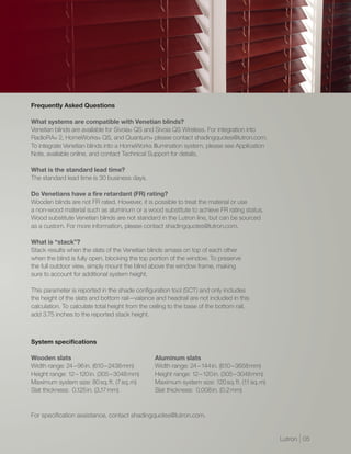 Motorized Venetian Blinds | PDF